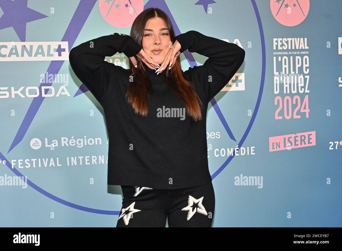 Anna RVR attending the Opening Ceremony of the 27th Alpe d Huez Film ...