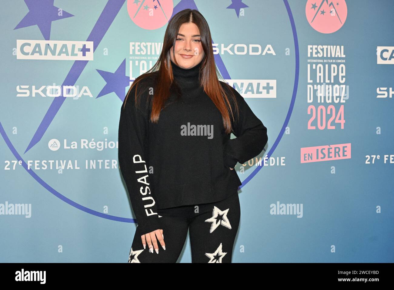 Anna RVR attending the Opening Ceremony of the 27th Alpe d Huez Film ...