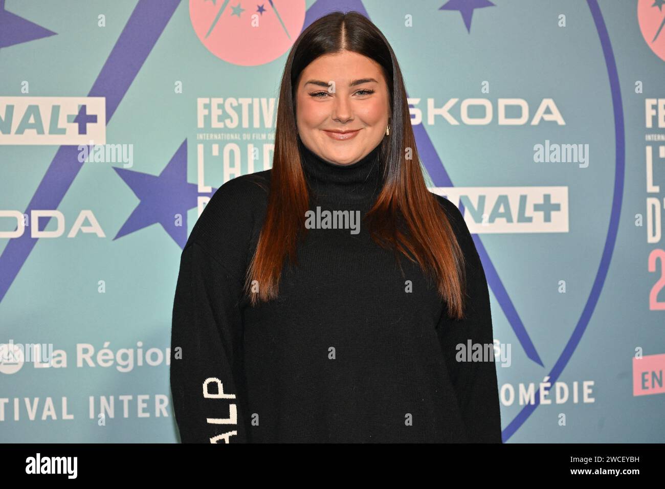 Anna RVR attending the Opening Ceremony of the 27th Alpe d Huez Film ...