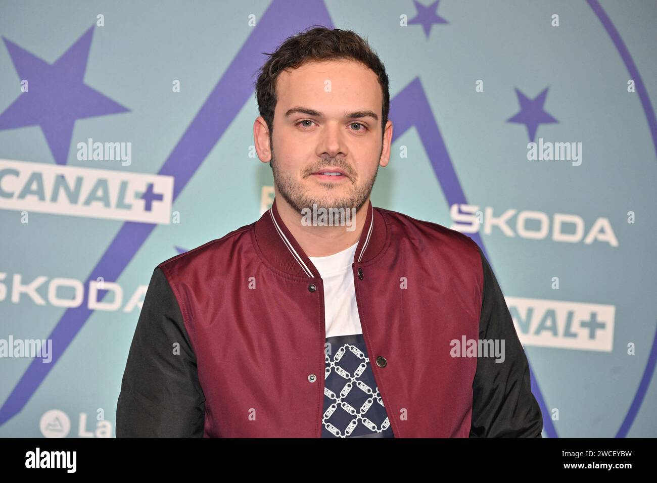 Maxime Tabart attending the Opening Ceremony of the 27th Alpe d Huez ...