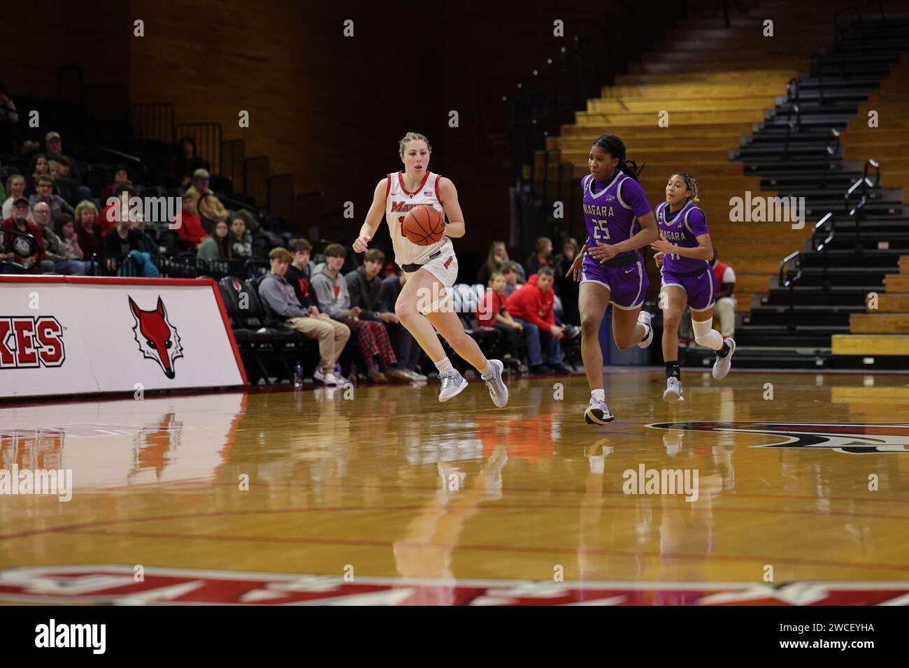 Poughkeepsie, New York, USA. 13th Jan, 2024. During the MAAC conference ...