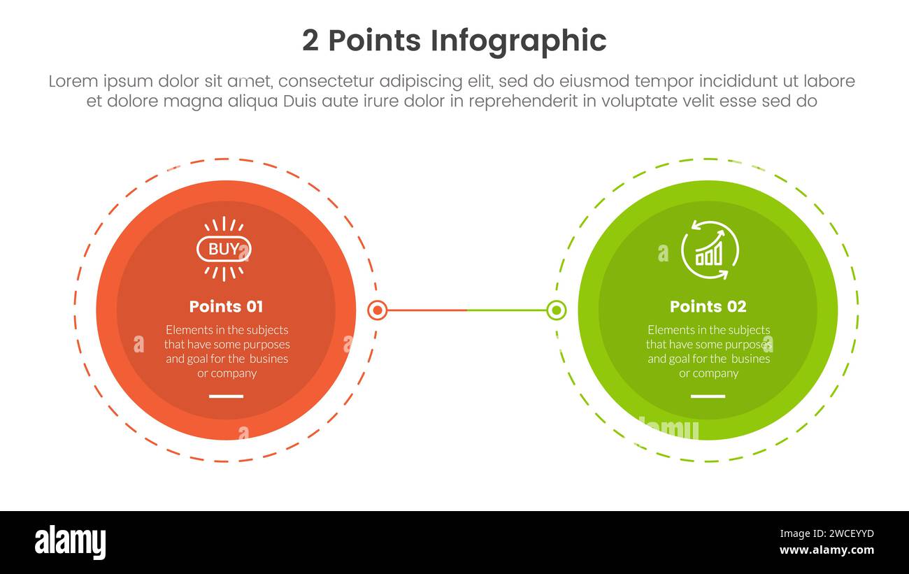 versus or compare and comparison concept for infographic template ...