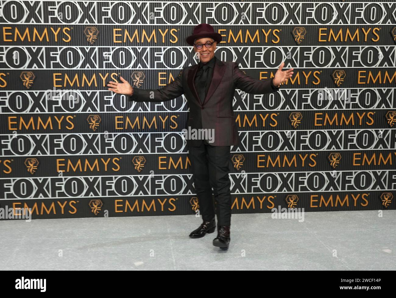 Giancarlo Esposito poses for a Red Carpet portrait at the 75th Emmy ...