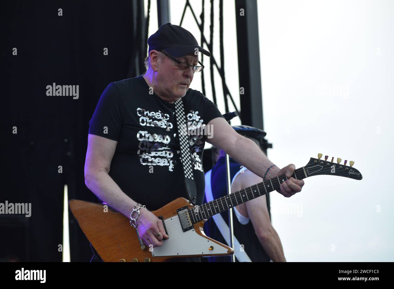 Cheap Trick performing in Sherman Texas, during what would become a ...
