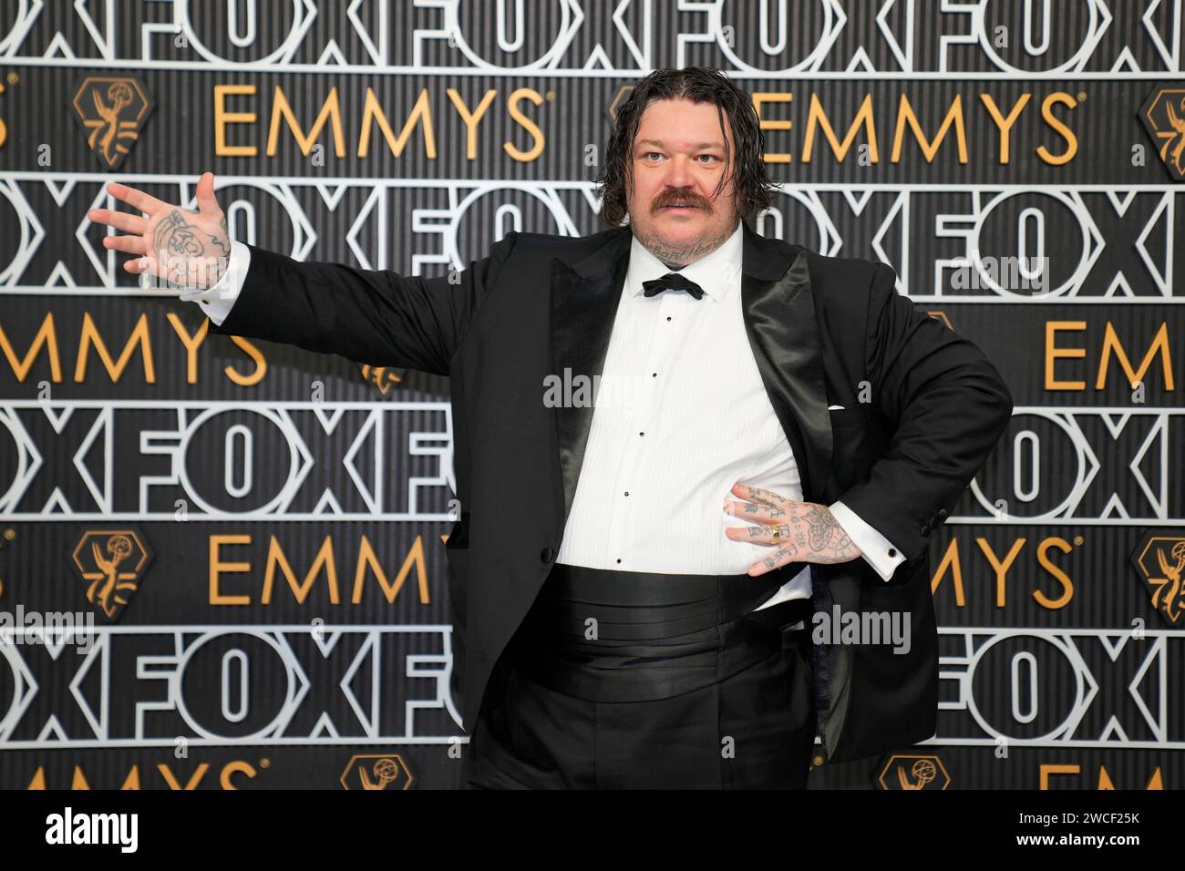 Matty Matheson arrives at the 75th Primetime Emmy Awards on Monday, Jan ...