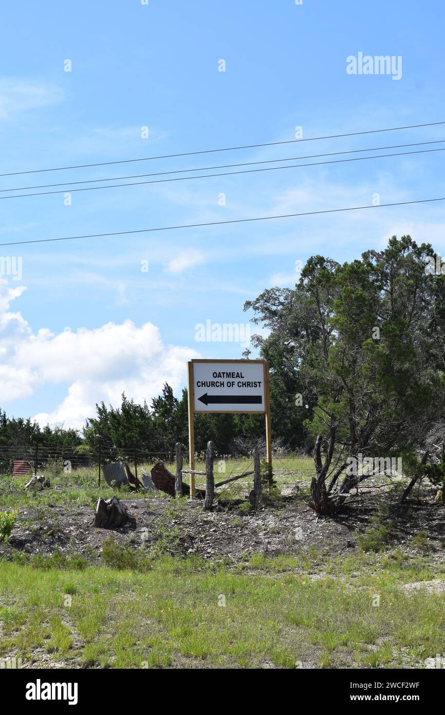 Oatmeal church of christ hi-res stock photography and images - Alamy
