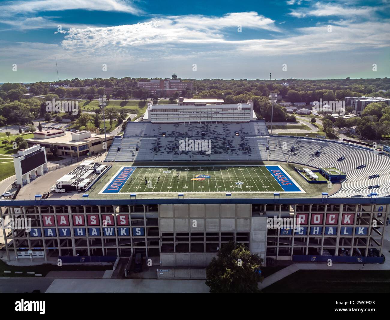 Lawrence, Kansas - 7.20.2023 - Front View of the David Booth Memorial ...