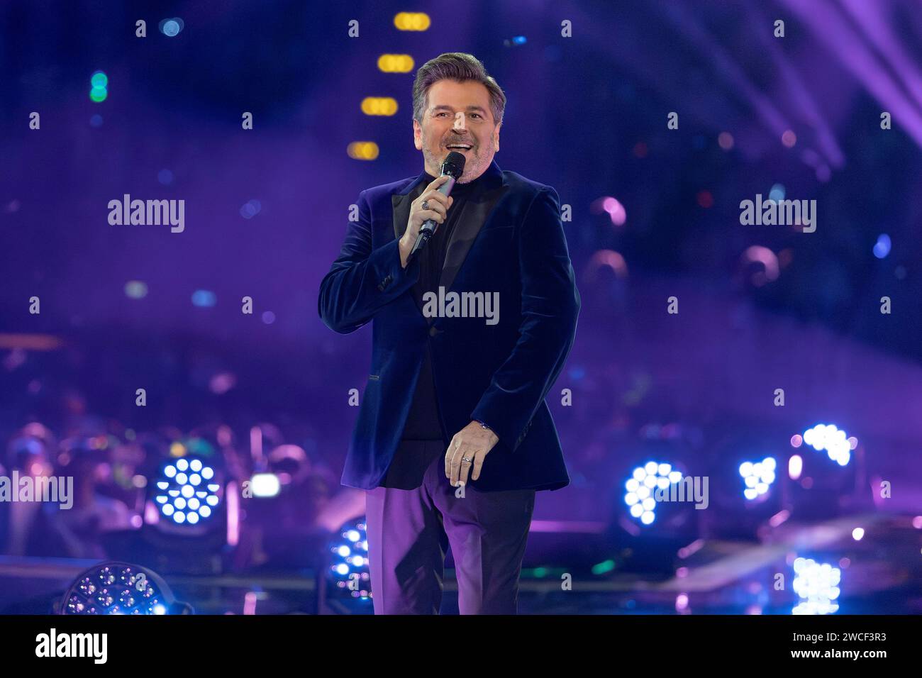 Auftritt von Sänger Thomas Anders in der TV-Show Schlager Champions ...