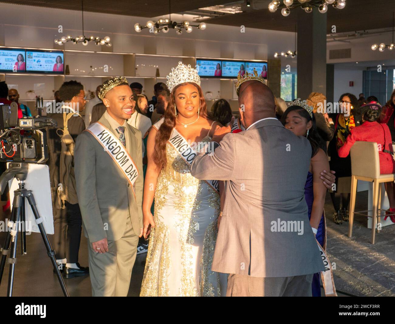 MLK Day Parade Breakfast at BMO Stadium Stock Photo - Alamy