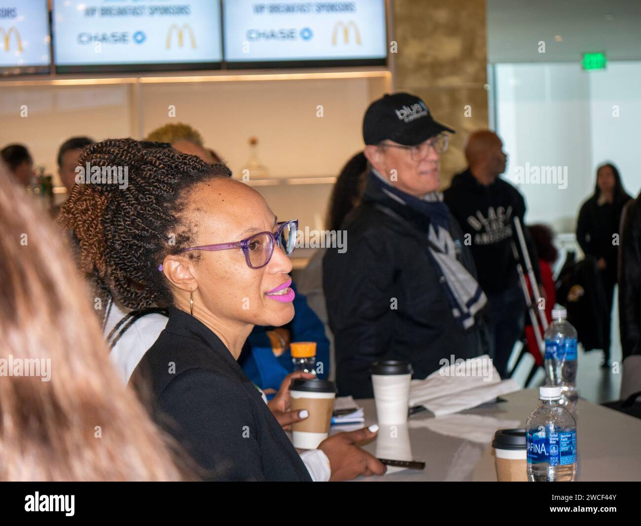 MLK Day Parade Breakfast at BMO Stadium Stock Photo - Alamy