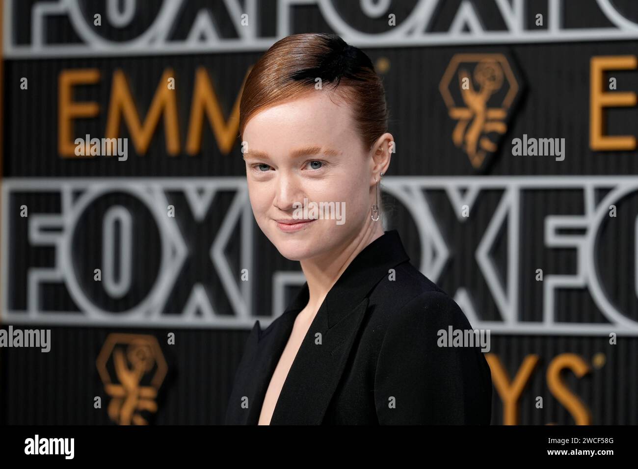 Liv Hewson arrives at the 75th Primetime Emmy Awards on Monday, Jan. 15 ...