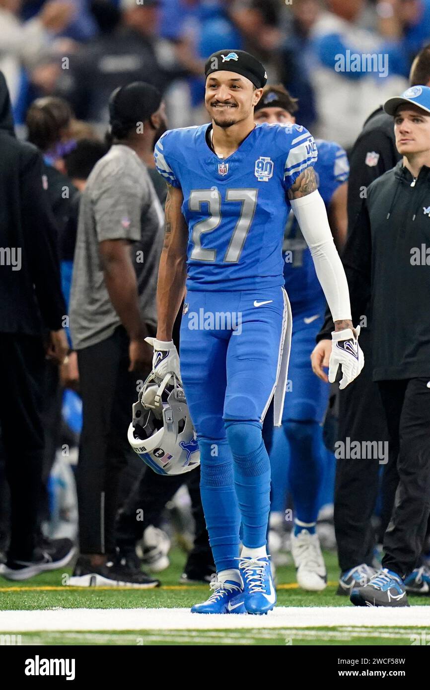 Detroit Lions cornerback Chase Lucas (27) during an NFL wild-card ...