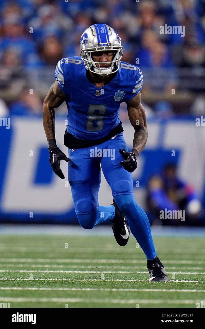 Detroit Lions wide receiver Josh Reynolds (8) during an NFL wild-card ...