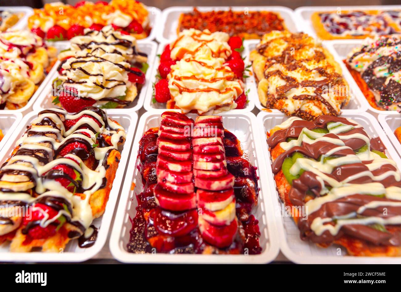 Typical Belgian Waffles Toppings Vary From Whipped Cream And Soft Typical Belgian Waffles Toppings Vary From Whipped Cream And Soft