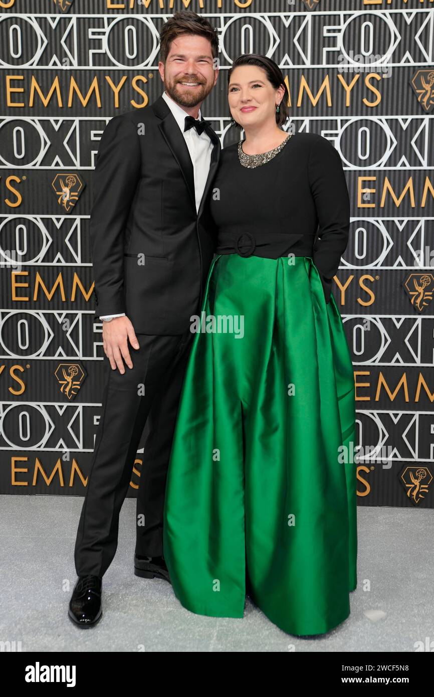 Alex Jenkins Reid, left, and Taylor Jenkins Reid arrive at the 75th ...