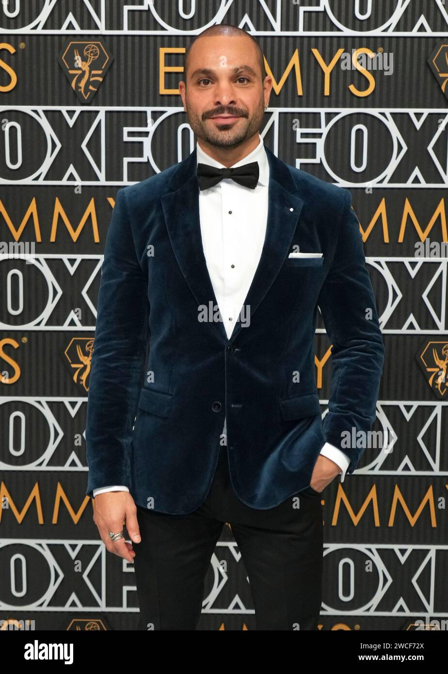 Katrina Mathewson poses for a Red Carpet portrait at the 75th Emmy ...