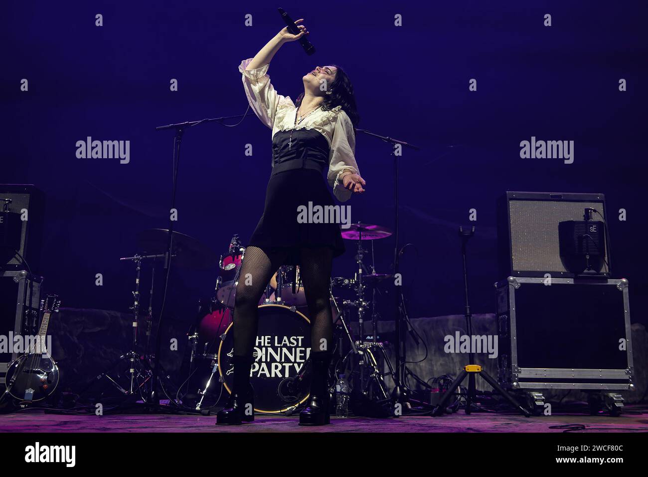 BIRMINGHAM, ENGLAND: The Last Dinner Party perform on stage at the ...