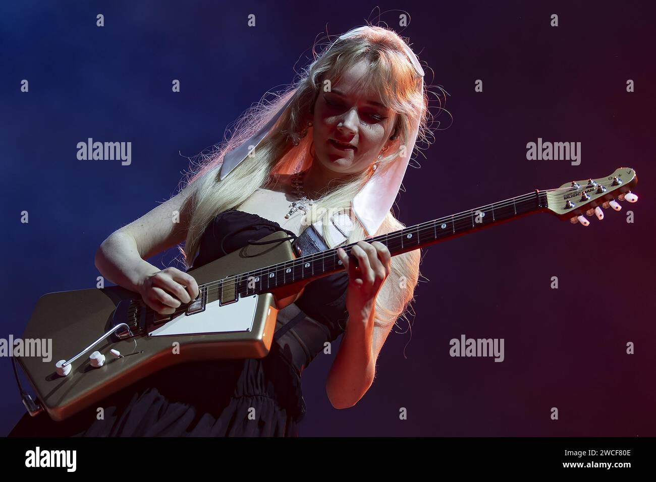 BIRMINGHAM, ENGLAND: The Last Dinner Party perform on stage at the ...