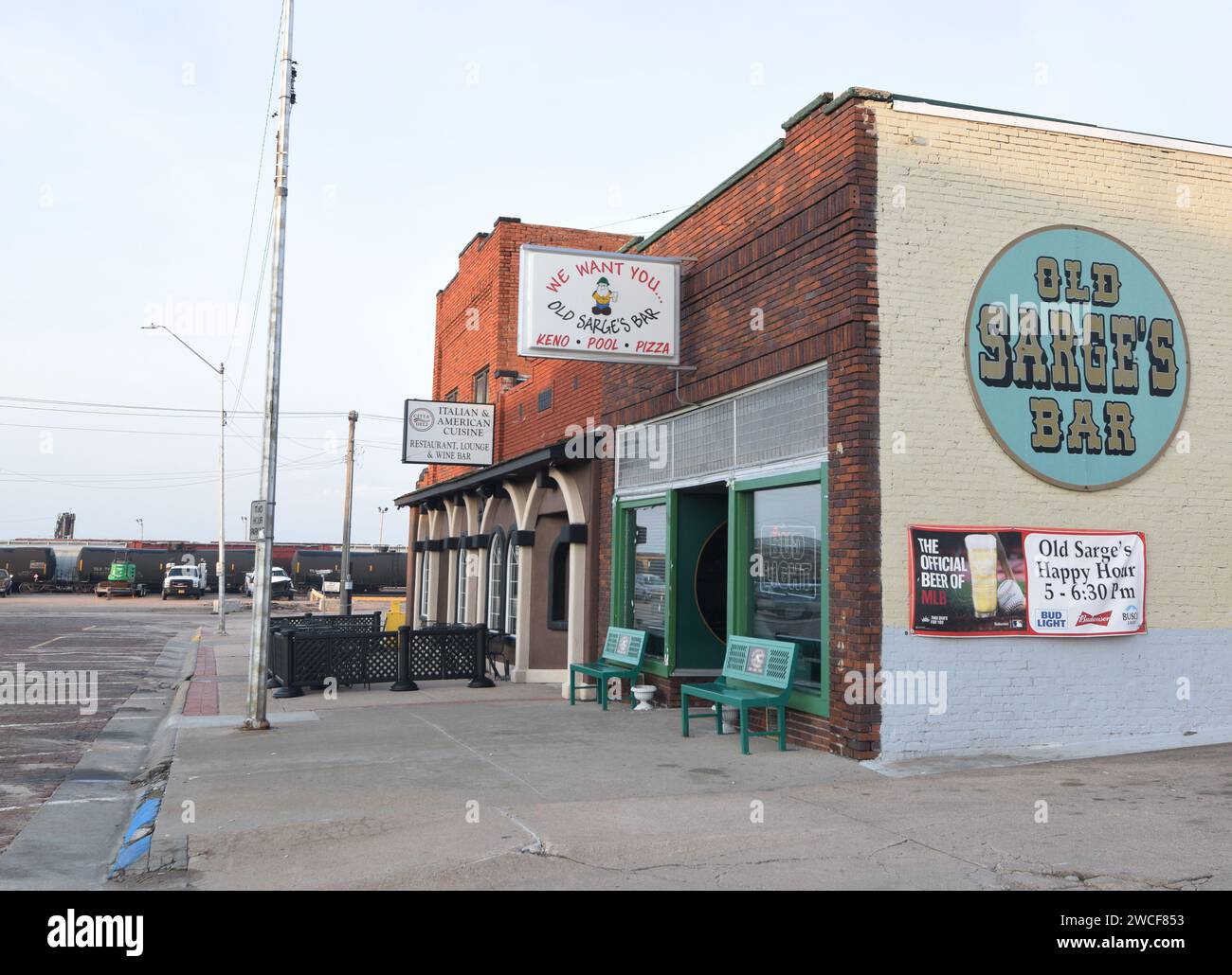 Old Sarge's Bar in McCook Nebraska - May 2023 Stock Photo - Alamy