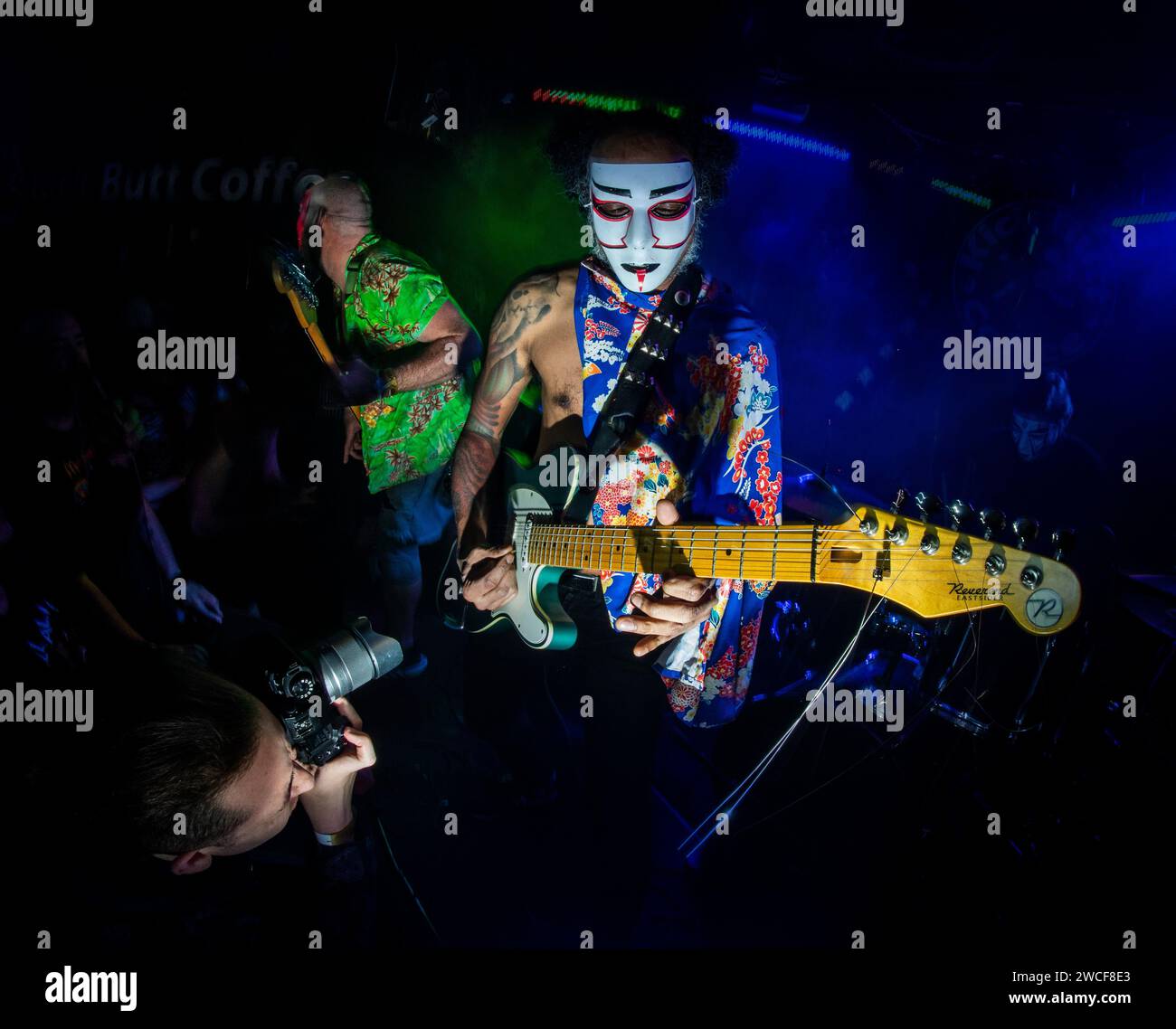 The band DIE SPITZ performs at the FarOut Lounge, Austin, Texas Stock ...
