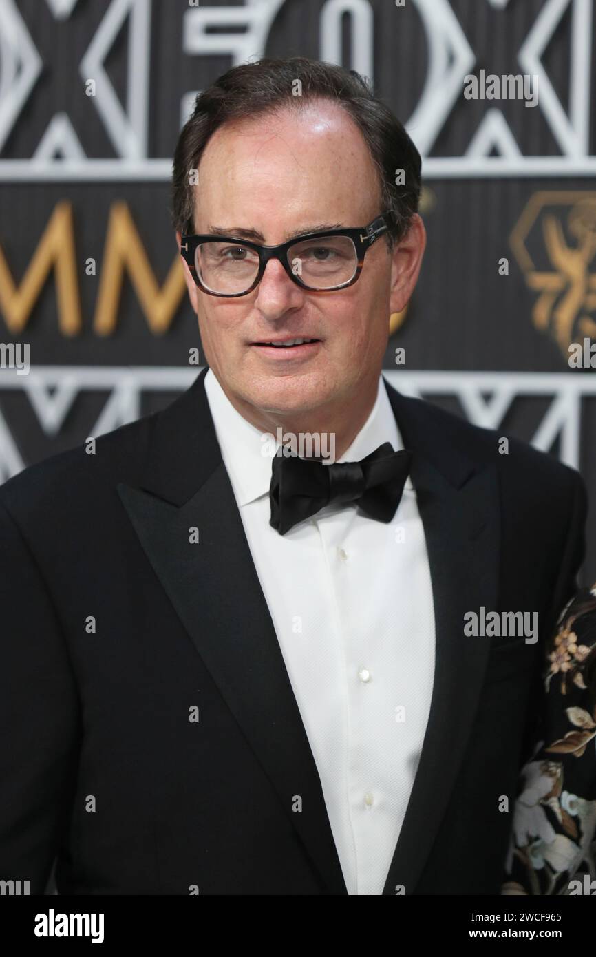 Dan McDermott poses for a Red Carpet portrait at the 75th Emmy Awards ...