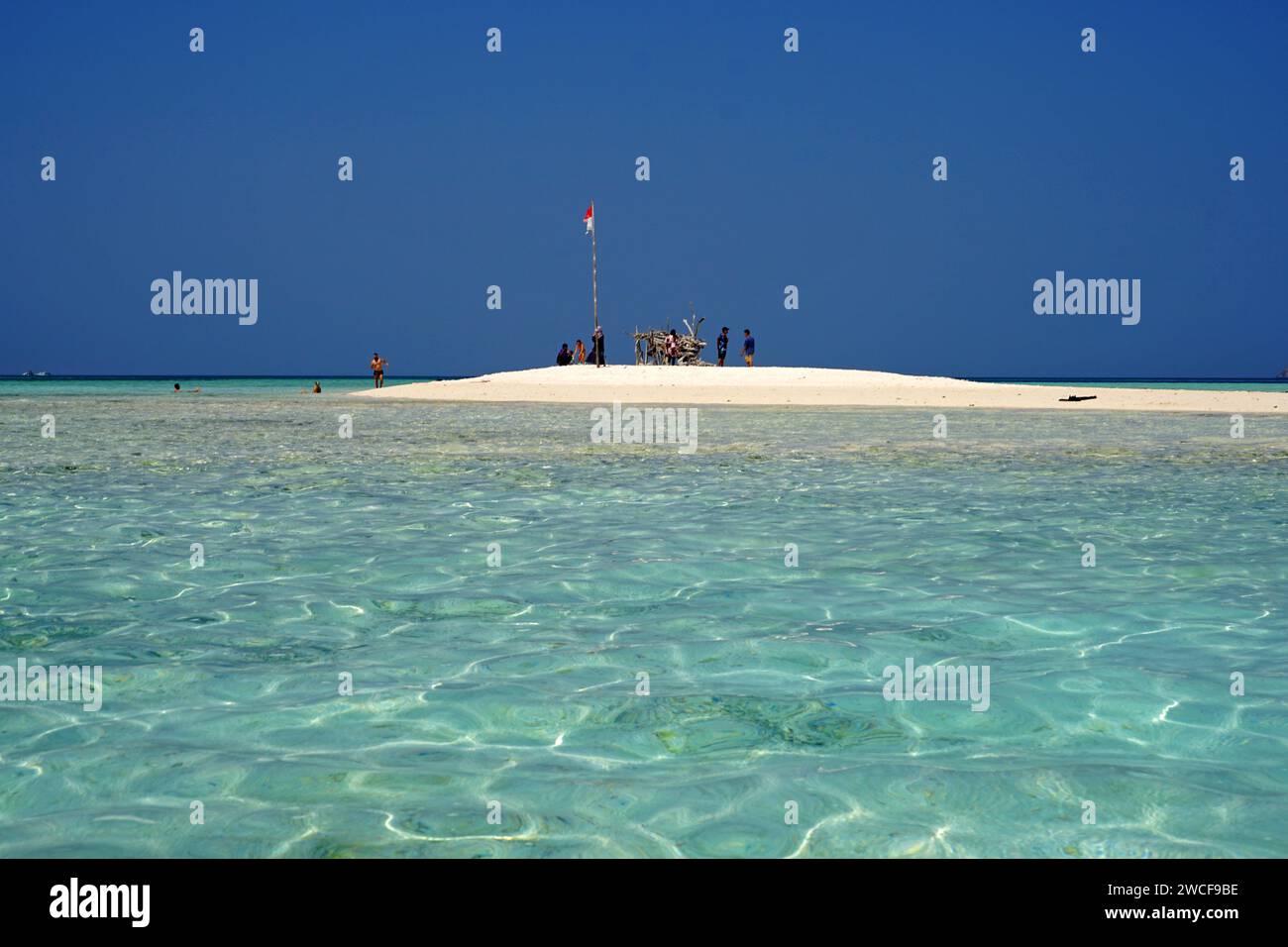 Taka Makassar Beach at Labuan Bajo, Komodo National Park, Flores, East ...