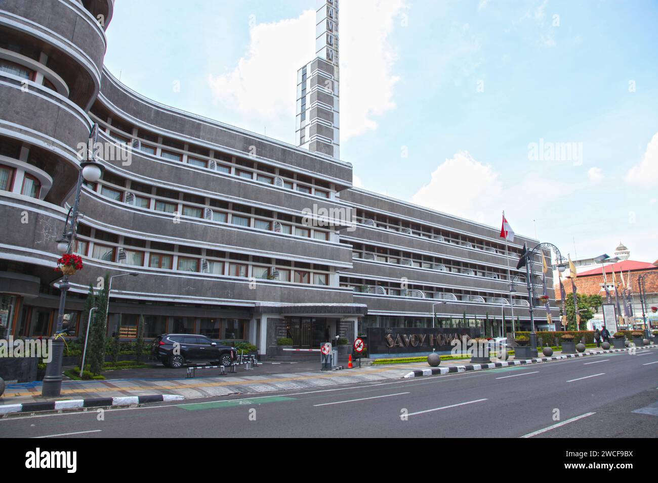 The Svoy Homann Hotel on Jl Asia Afrika in Bandung, West Java ...