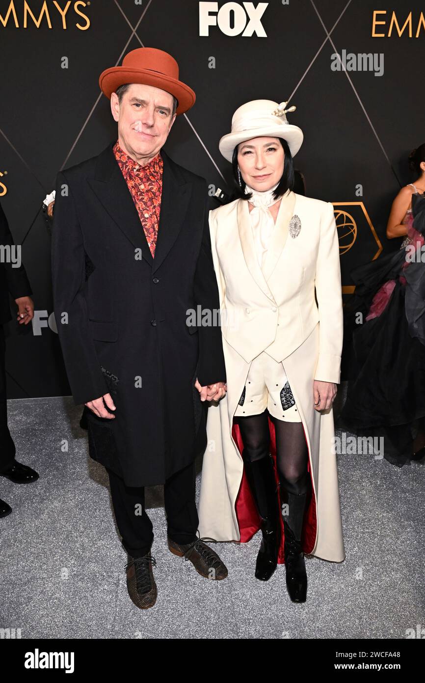 Daniel Palladino and Amy Sherman-Palladino walk the red carpet at the ...