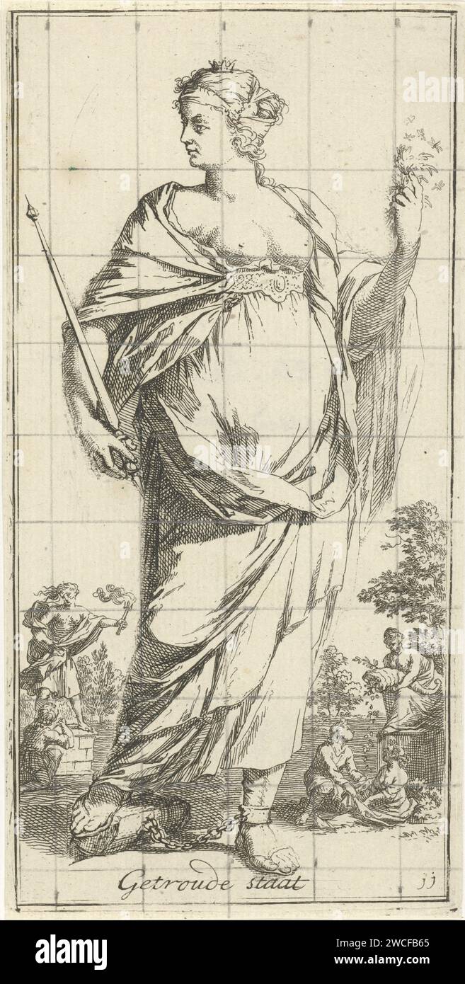 Personification of the married State, Arnold Houbraken, 1710 - 1719 ...