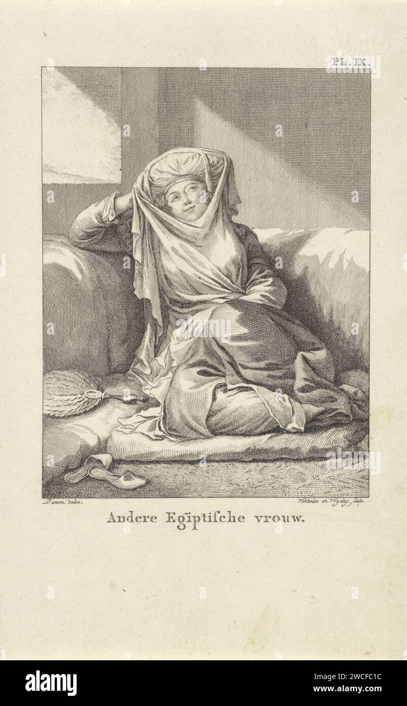 Haremvrouw B, Reinier Vinkeles (I), After Dominique Vivant Denon (Baron ...