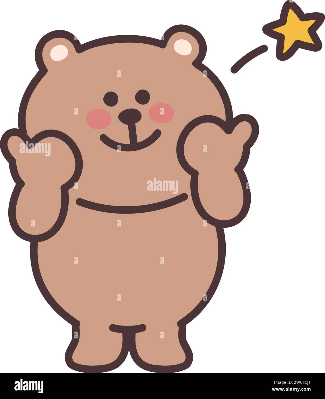 Thumbs up gesture cheerful Stock Vector Images - Alamy