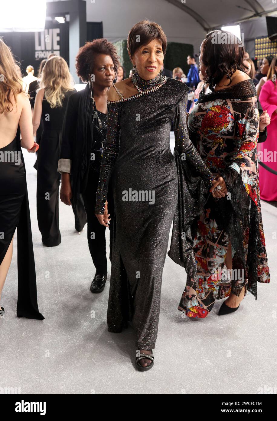 Marla Gibbs walks the red carpet at the 75th Emmy Awards on Monday, Jan ...