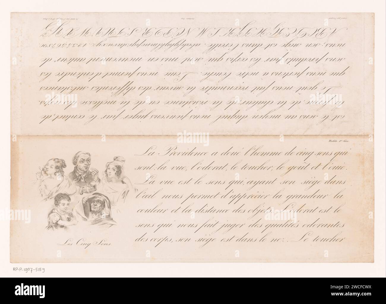 Five senses, Picquet, 1800 - 1899 print Five personifications of the ...