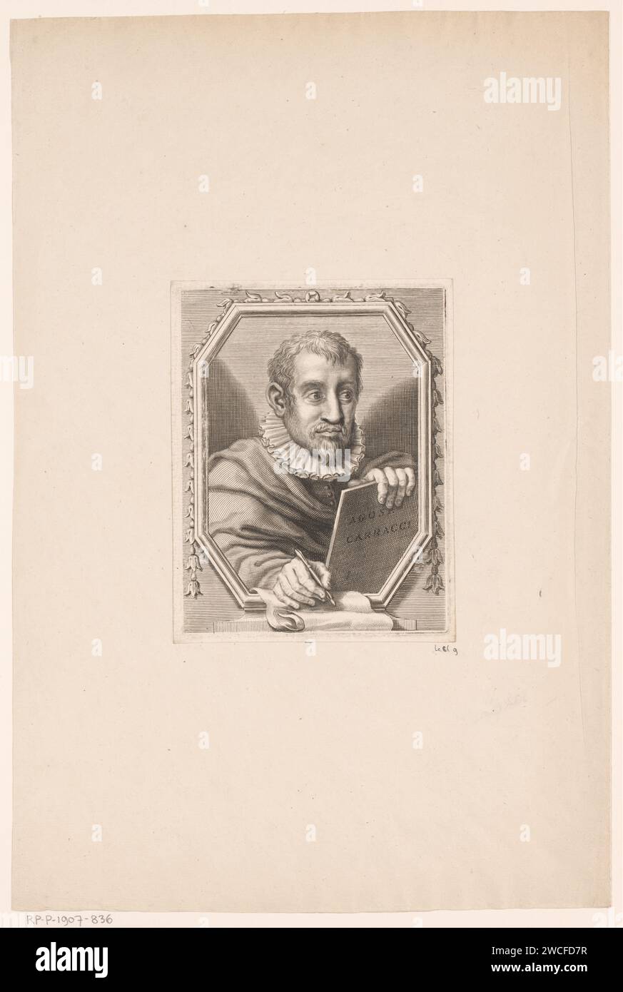 Portret Van Agostino Carracci, Pierre Simon (I), After Agostino ...