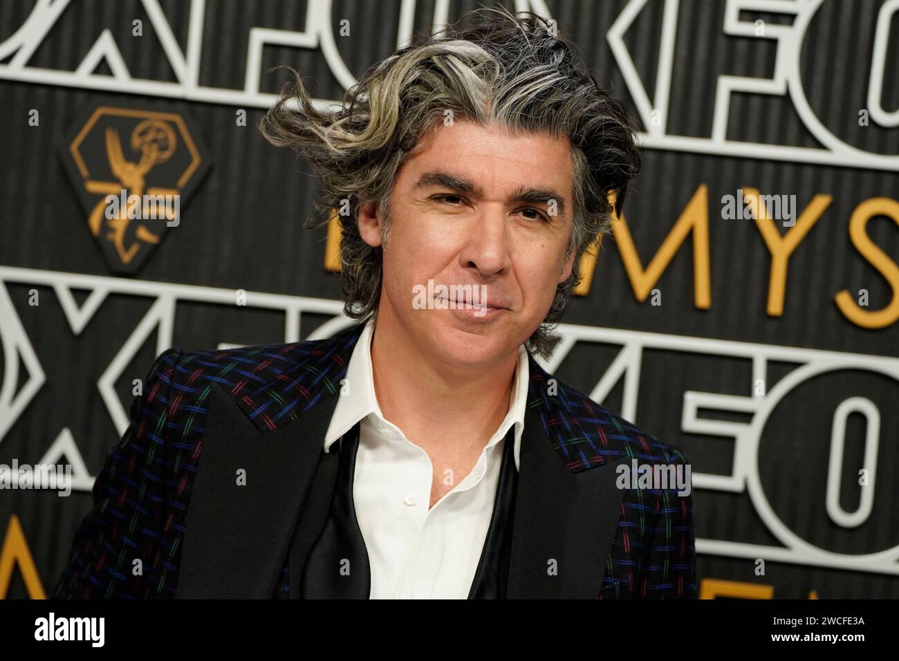 James Lance poses for a Red Carpet portrait at the 75th Emmy Awards on ...