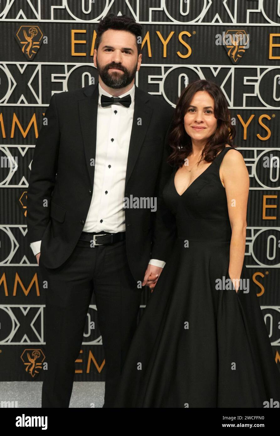 Dan Dan Trachtenberg and Priscilla Trachtenberg poses for a Red Carpet ...