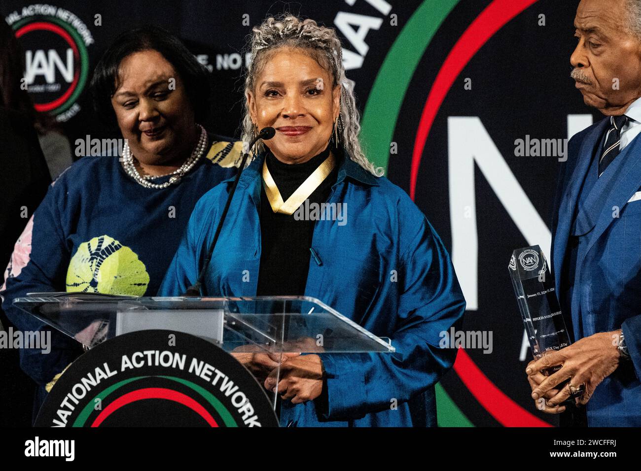 Washington, United States. 15th Jan, 2024. Phylicia Rashad speaking at ...
