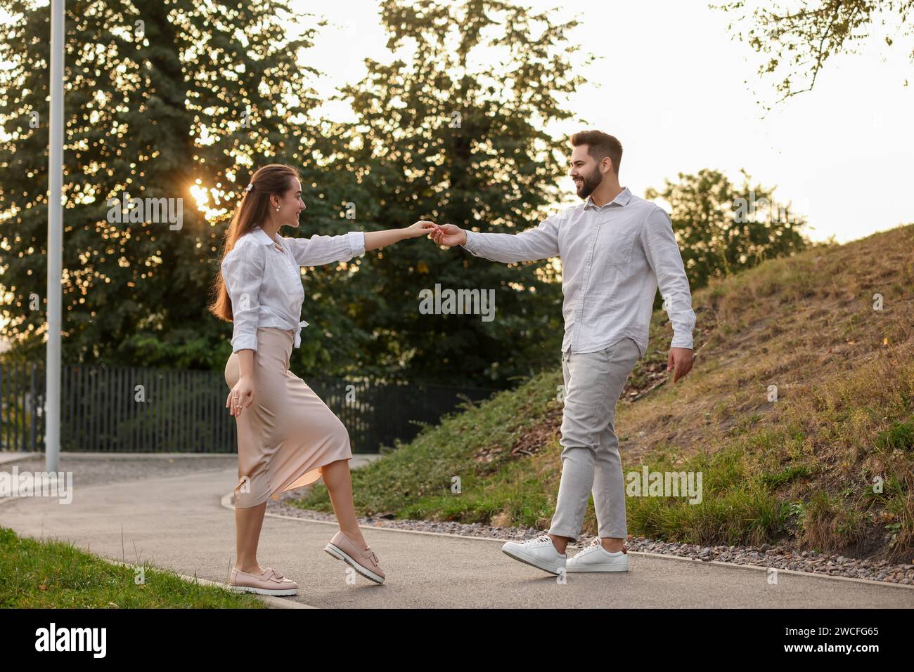 Romantic affection beloved couple lovely hi-res stock photography and ...
