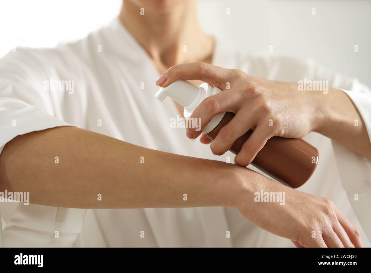 Self tanning lotion white background hi-res stock photography and ...