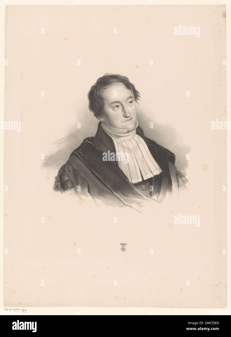 Portrait of Gerrit Moll, Anonymous, After de Jong, 1826 - 1830 print ...