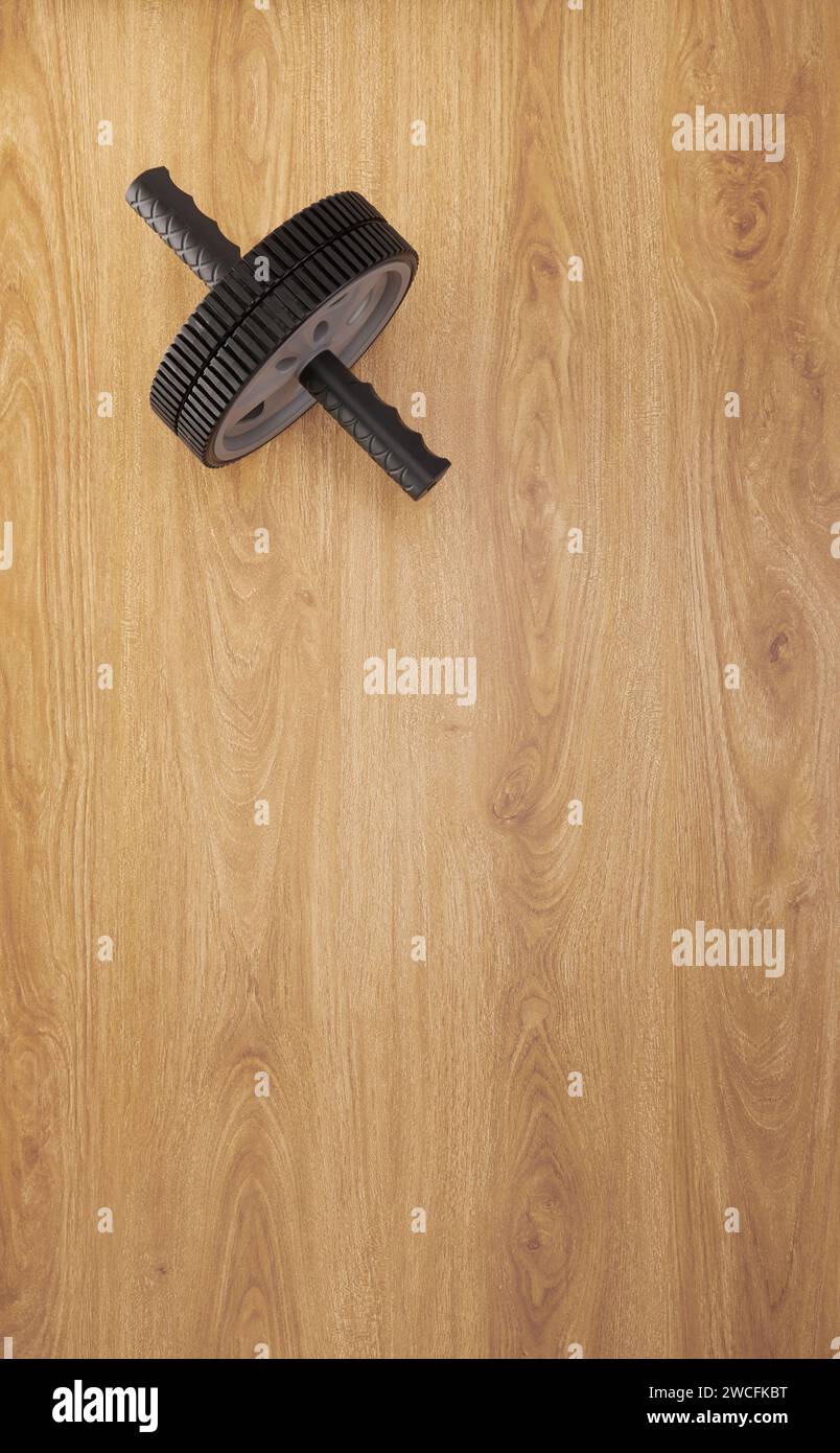 Home training abs wheel hi-res stock photography and images - Alamy