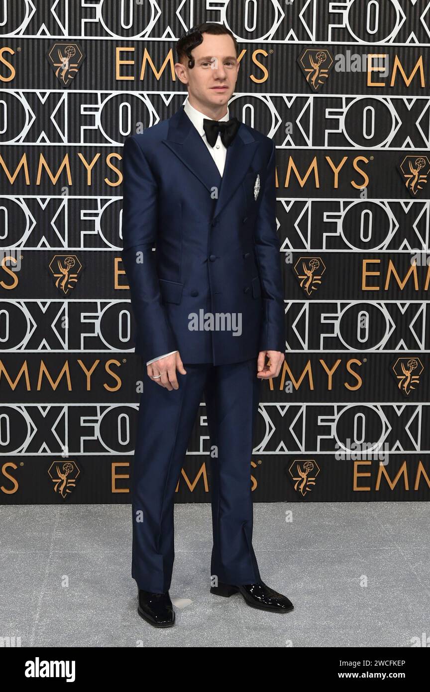 Chris Perfetti arrives at the 75th Primetime Emmy Awards on Monday, Jan ...