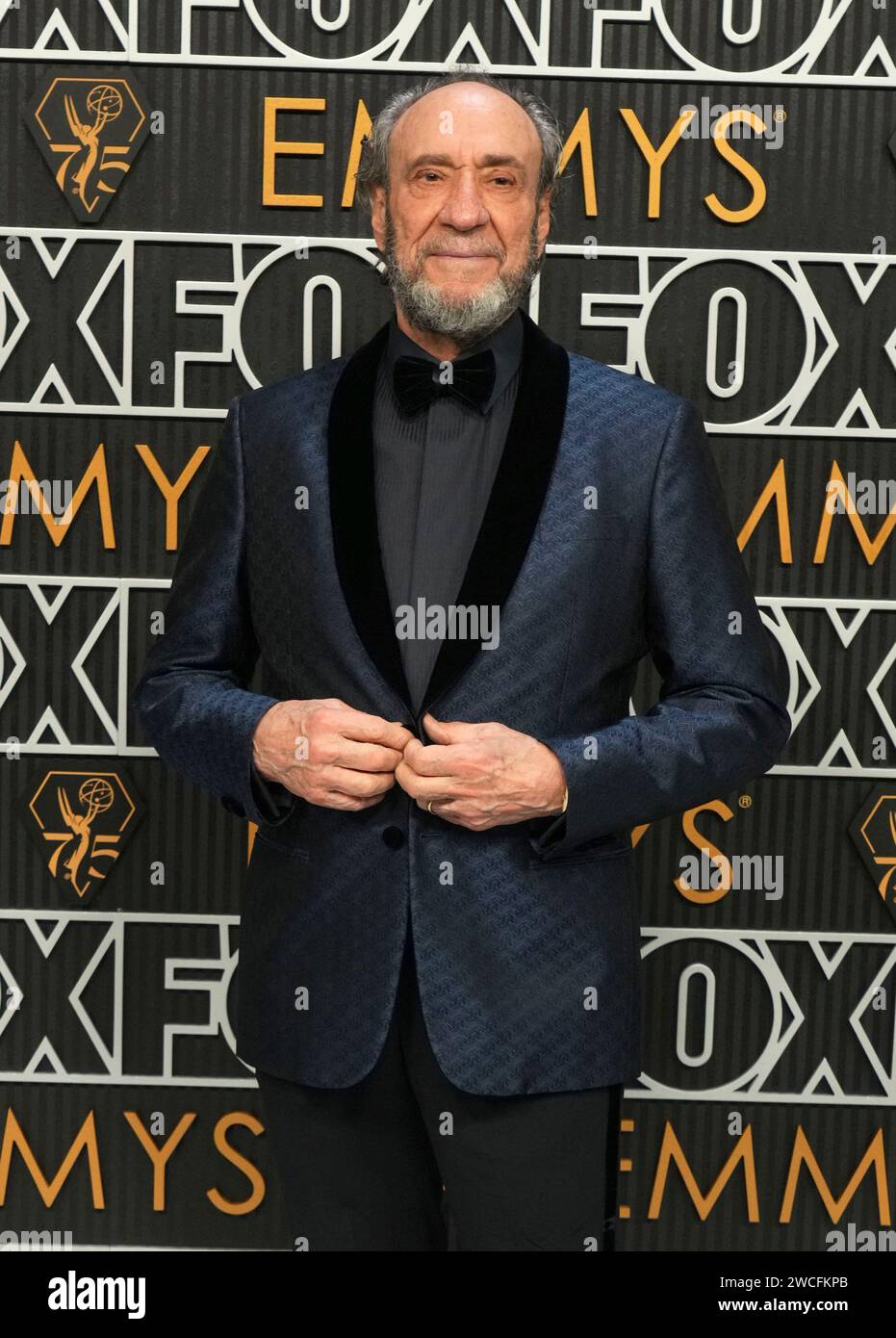 Murray Abraham poses for a Red Carpet portrait at the 75th Emmy Awards ...