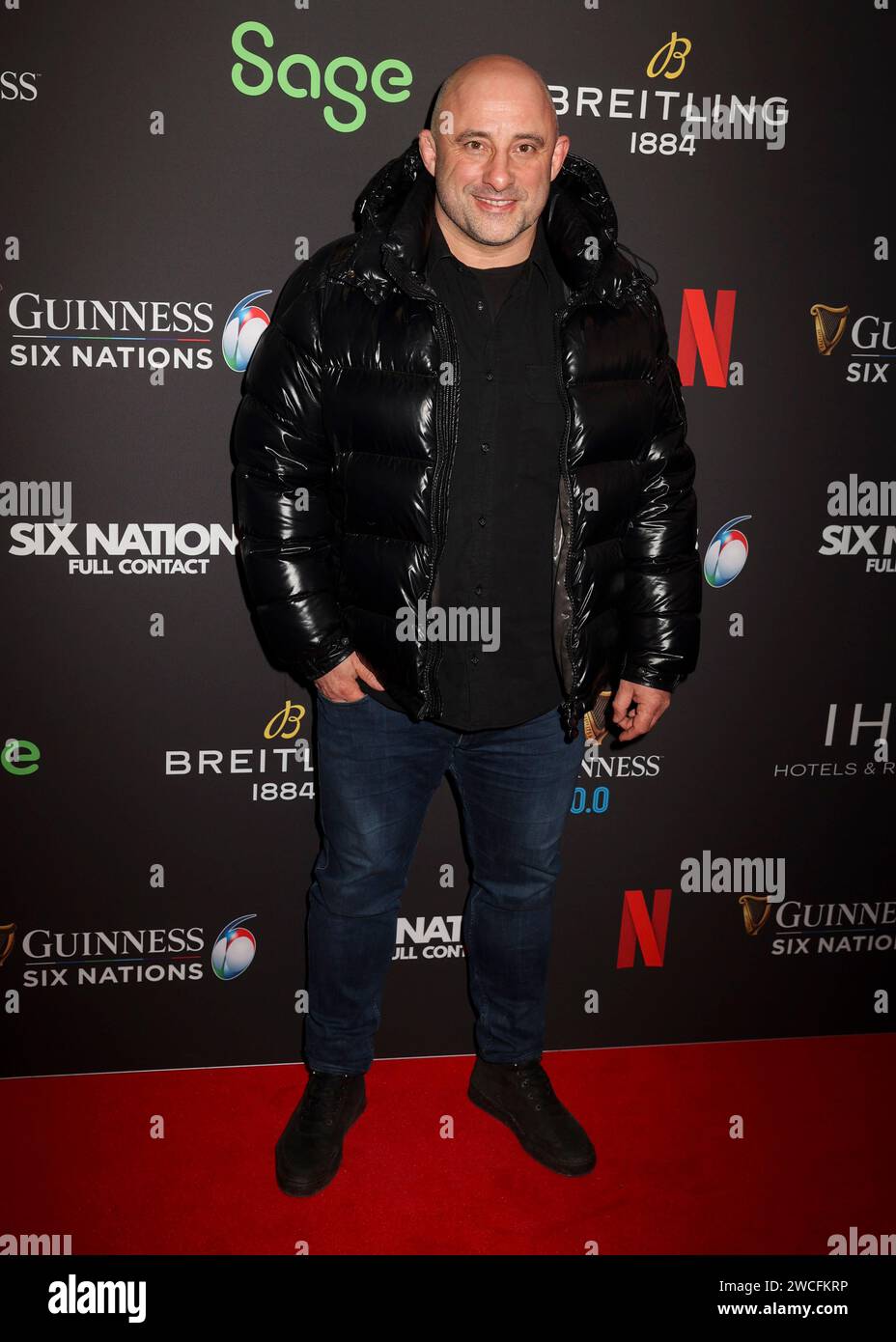 London, UK. 15th Jan, 2024. David Flatman attends the Six Nations: Full ...