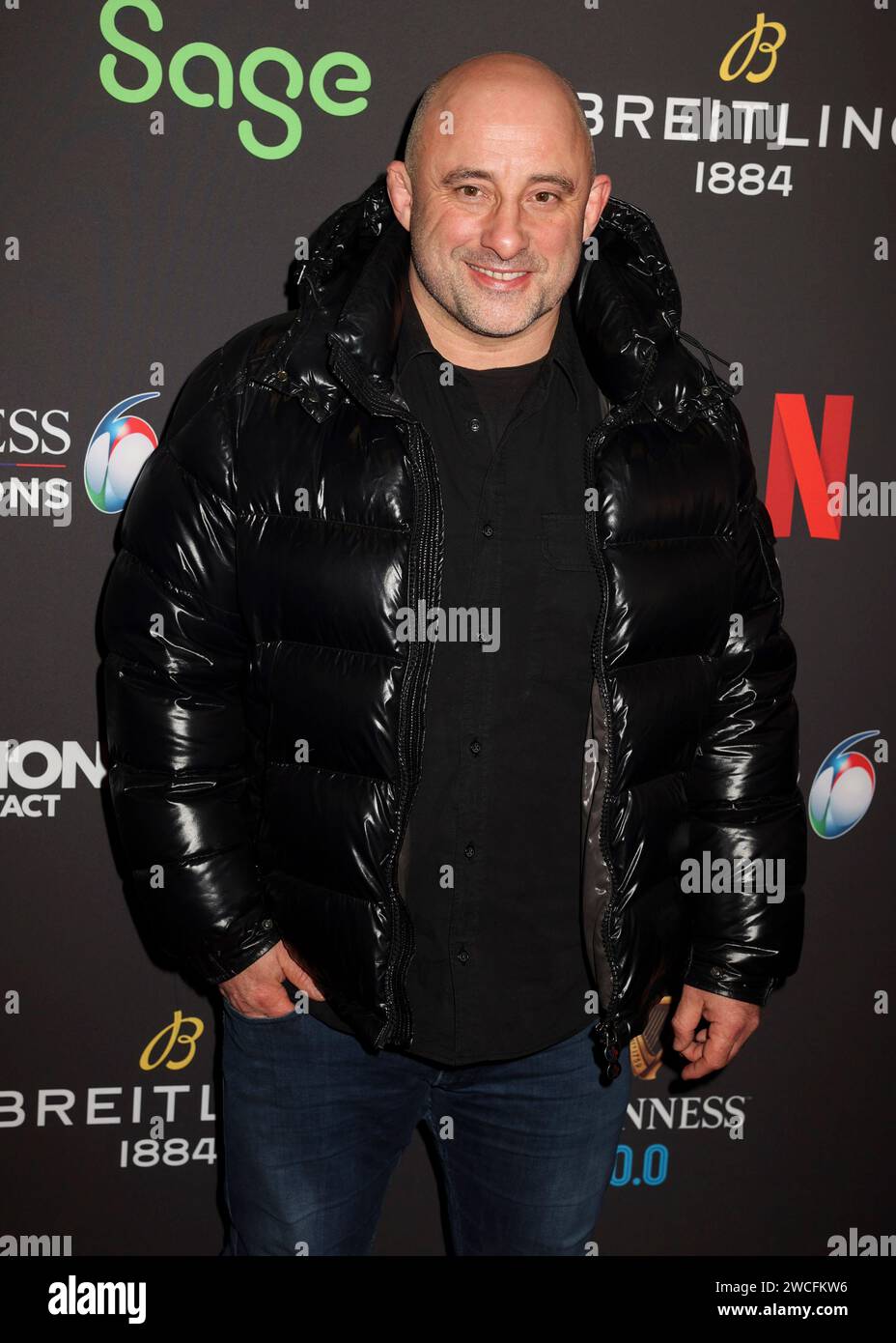 London, UK. 15th Jan, 2024. David Flatman attends the Six Nations: Full ...