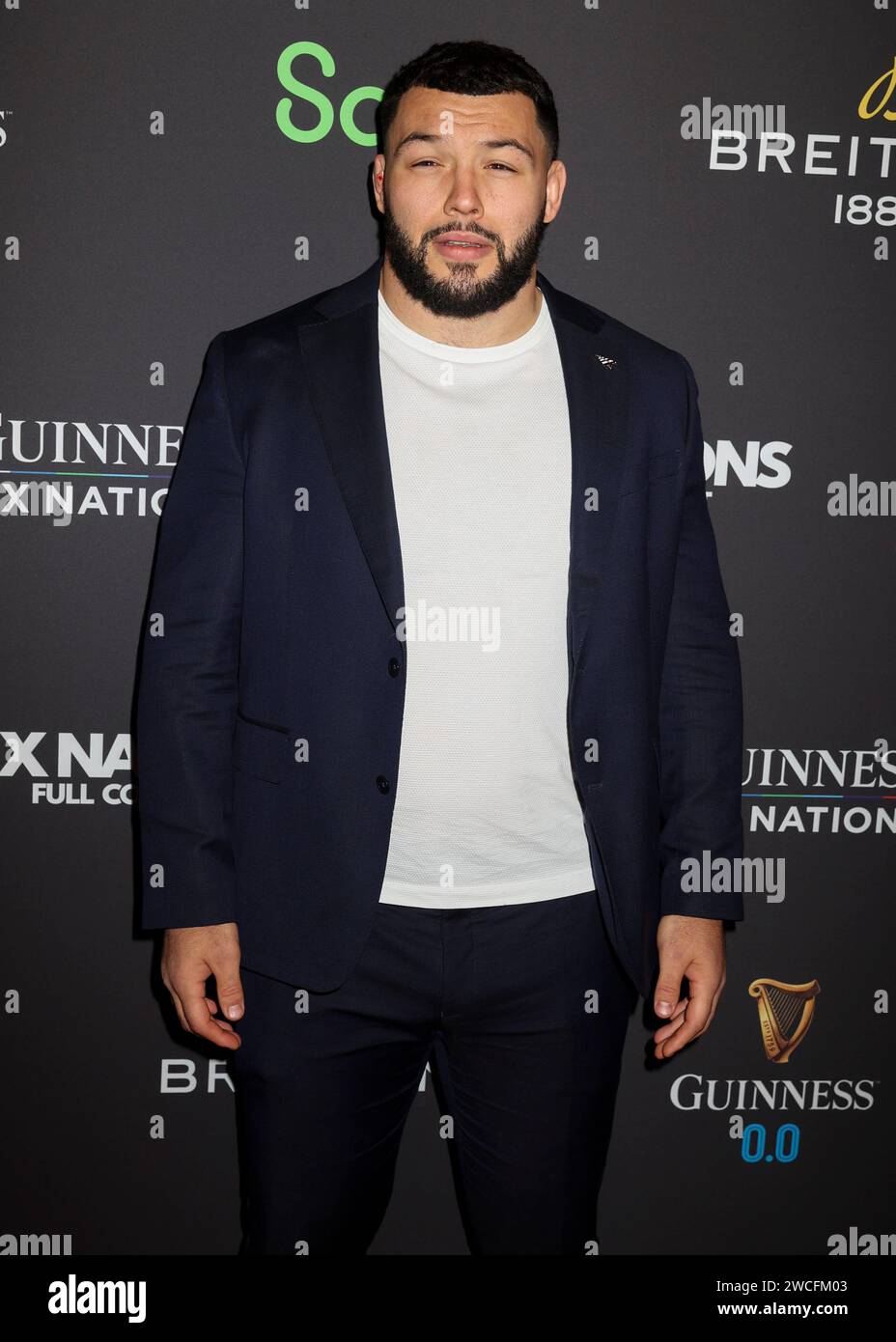 London, UK. 15th Jan, 2024. Ellis Genge attends the Six Nations: Full ...