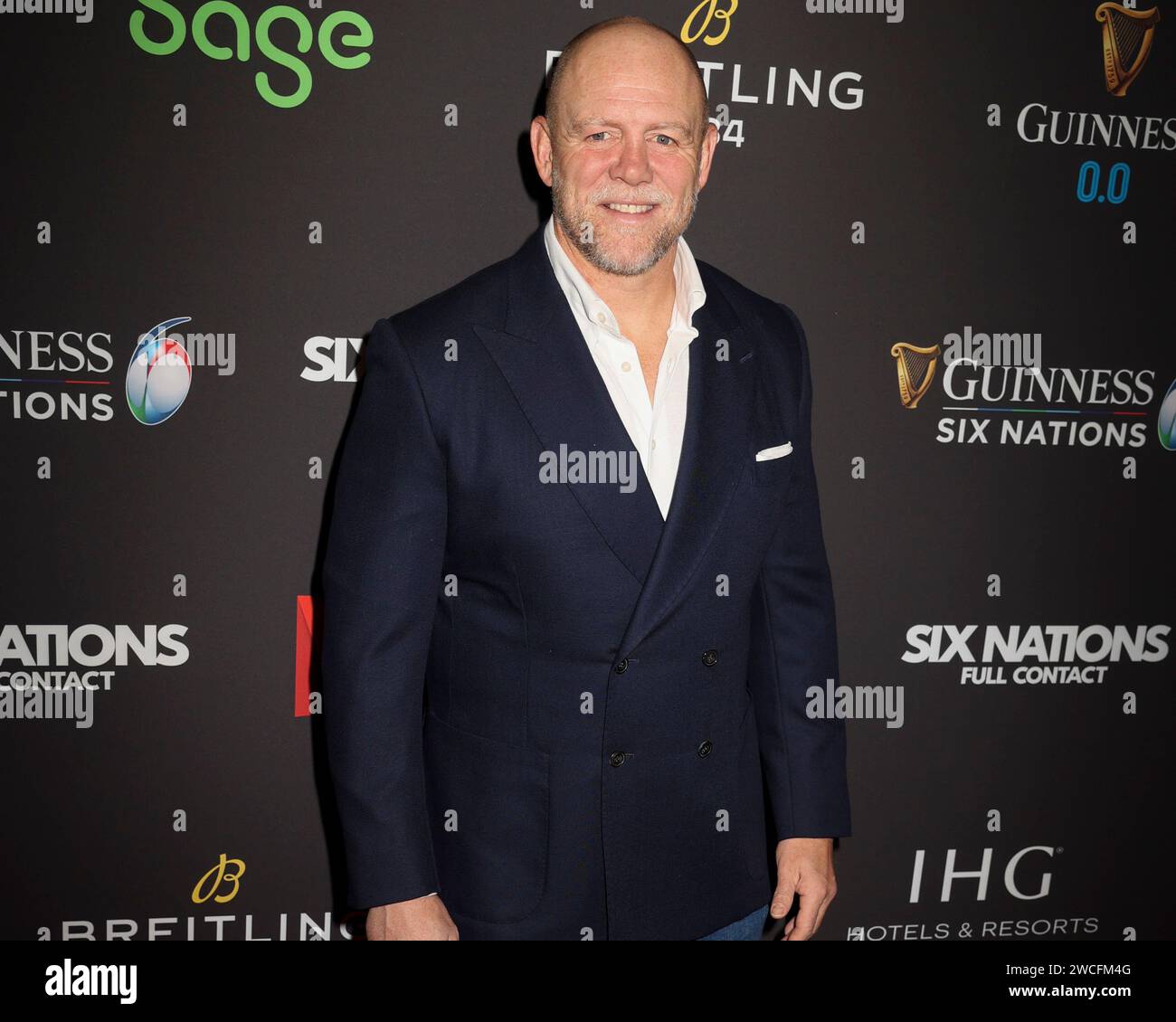 London, UK. 15th Jan, 2024. Mike Tindall attends the Six Nations: Full ...