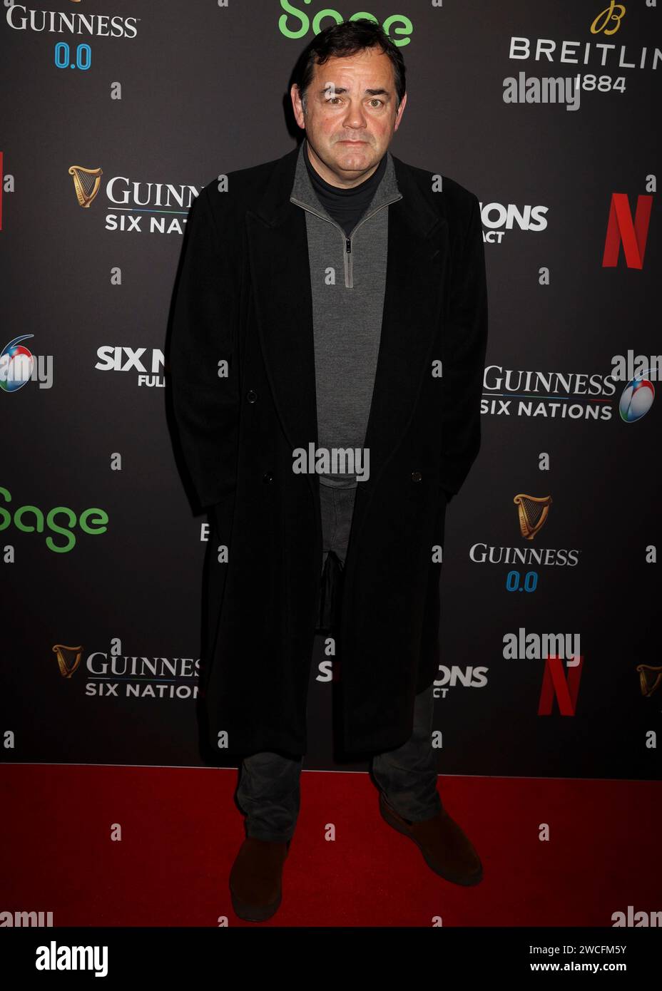 London, UK. 15th Jan, 2024. Will Carling attends the Six Nations: Full ...