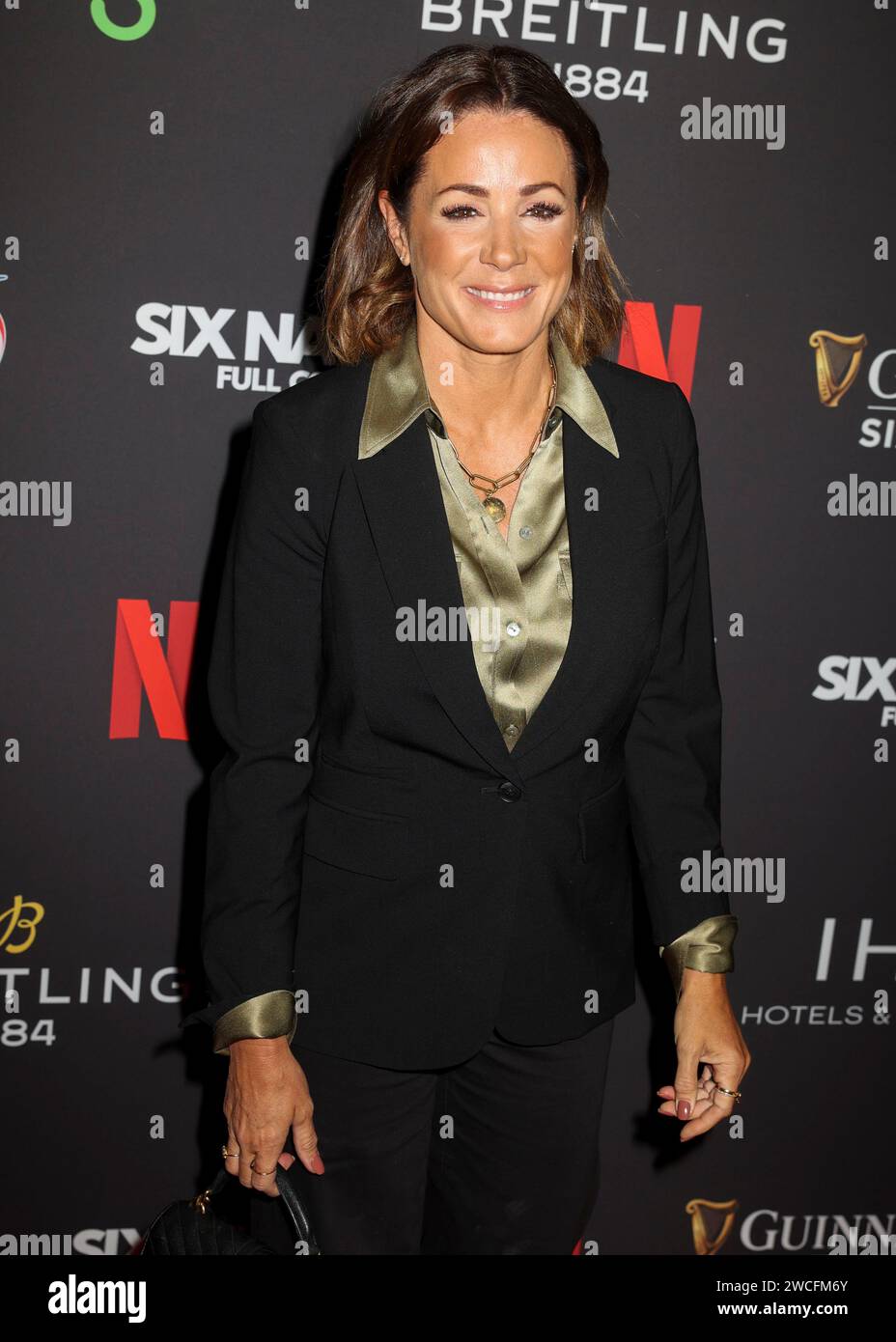 London, UK. 15th Jan, 2024. Natalie Pinkham attends the Six Nations ...