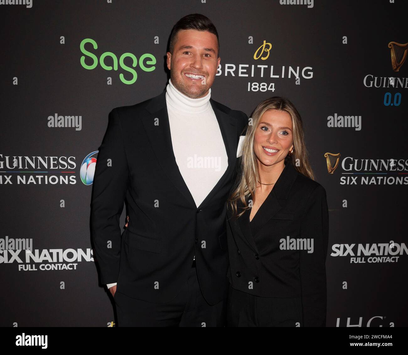 London, UK. 15th Jan, 2024. Sebastian Negri and Greta Franza Durante ...